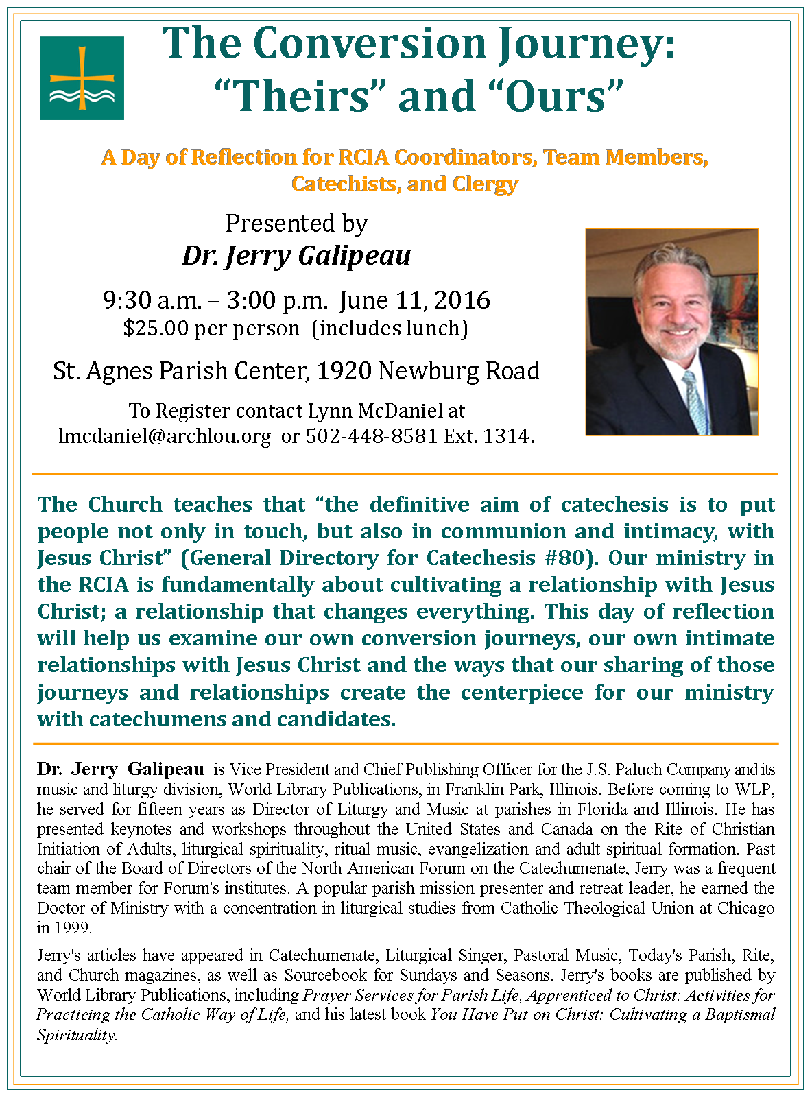 RCIA Team Day with Dr. Jerry Galipeau | Formed In Faith