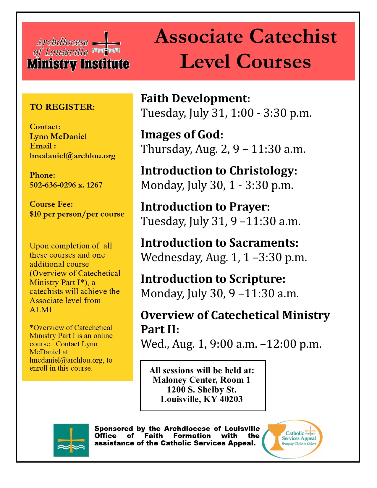 Associate Level Catechist Certification | Formed In Faith