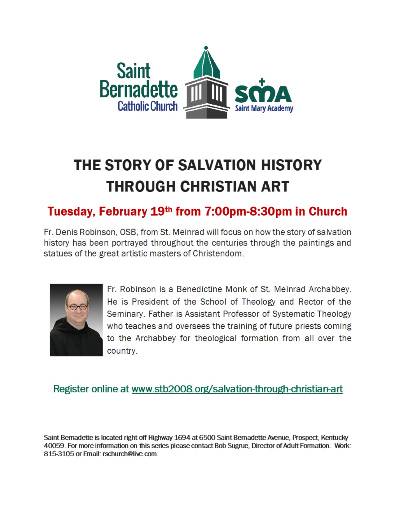 The Story of Salvation History through Christian Art – February 19th ...