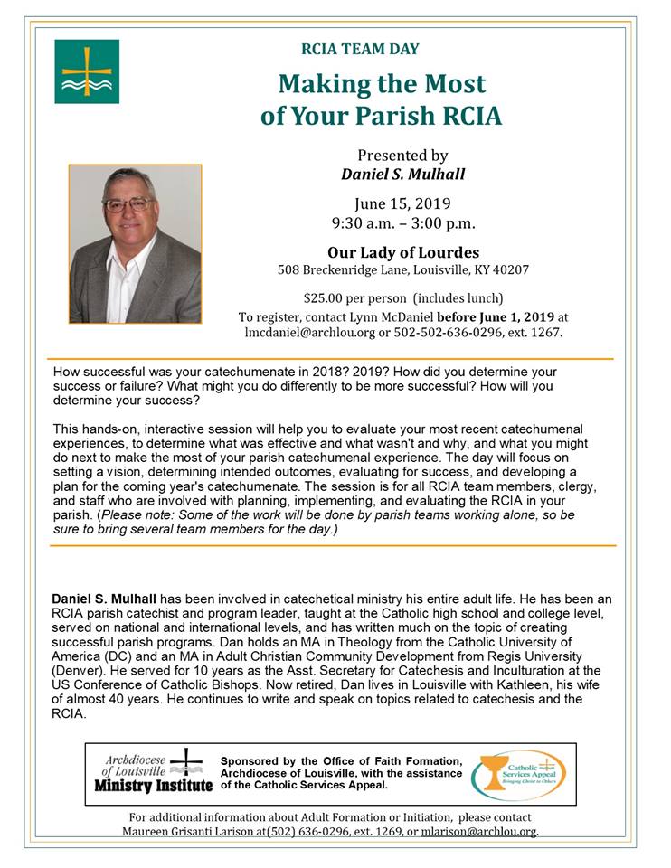 RCIA Team Day | Formed In Faith