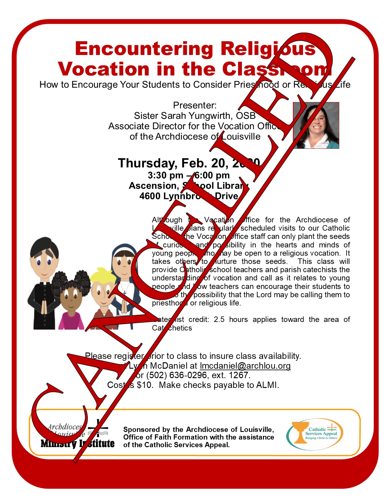 CX- Encountering Religious Vocations 2.20.20 | Formed In Faith